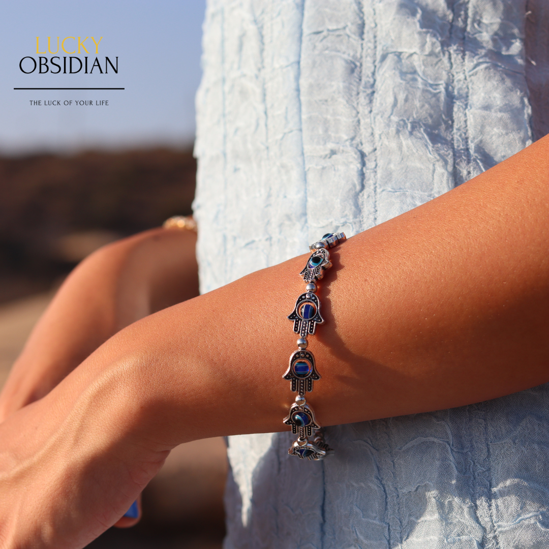 Special Edition Evil Eye Bracelet | Lucky Obsidian